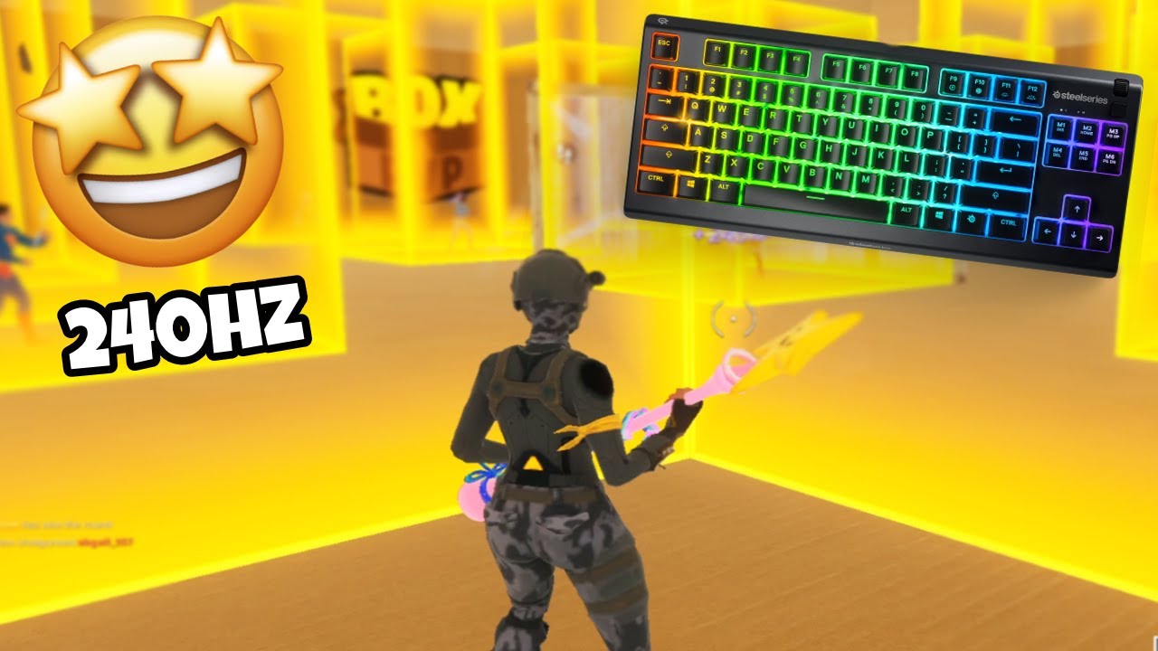 [Handcam] Steelseries Apex Pro TKL ASMR Chill😴Satisfying Box Fight ...