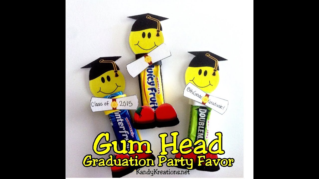 Graduation Party Favor Candy Treat - YouTube