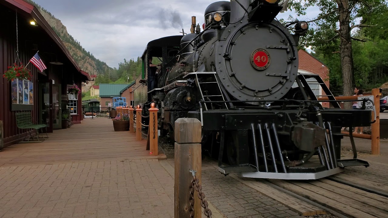 Georgetown Loop #40 running light to refuel - YouTube