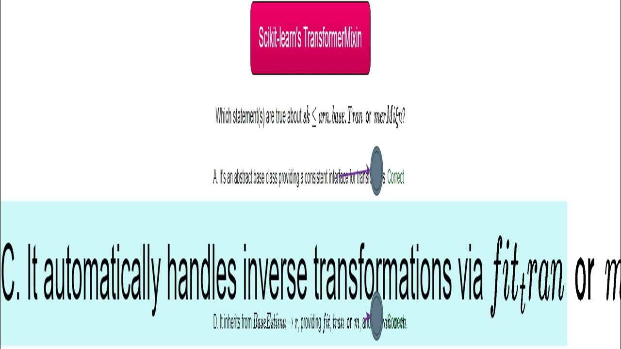 full sklearn base TransformerMixin - YouTube