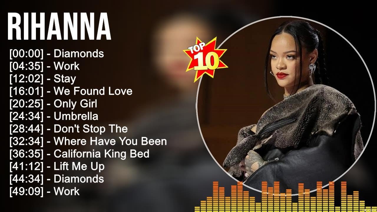 R i h a n n a Greatest Hits ~ US UK Music ~ Top 10 Hits of All Time ...