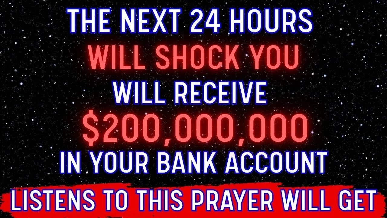 You Will Receive 💲200,000,000 In Your Bank Account‼️ Powerful Daily ...