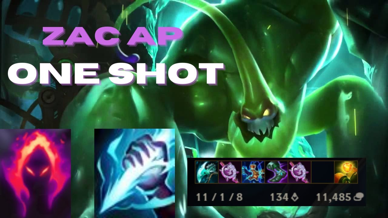 Full AP Zac Jungle Build!!! (Crazy One-Shot) - League of Legends - YouTube