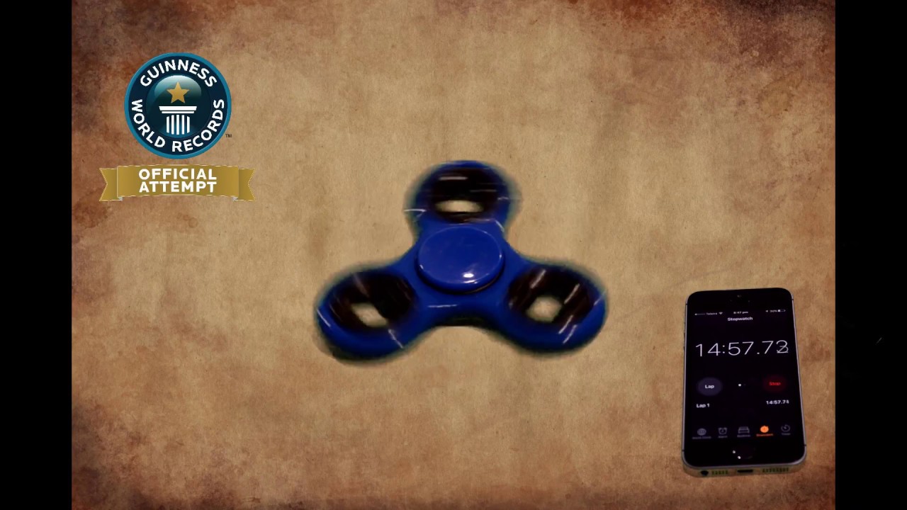 Fidget Spinner World Record Attempt - YouTube