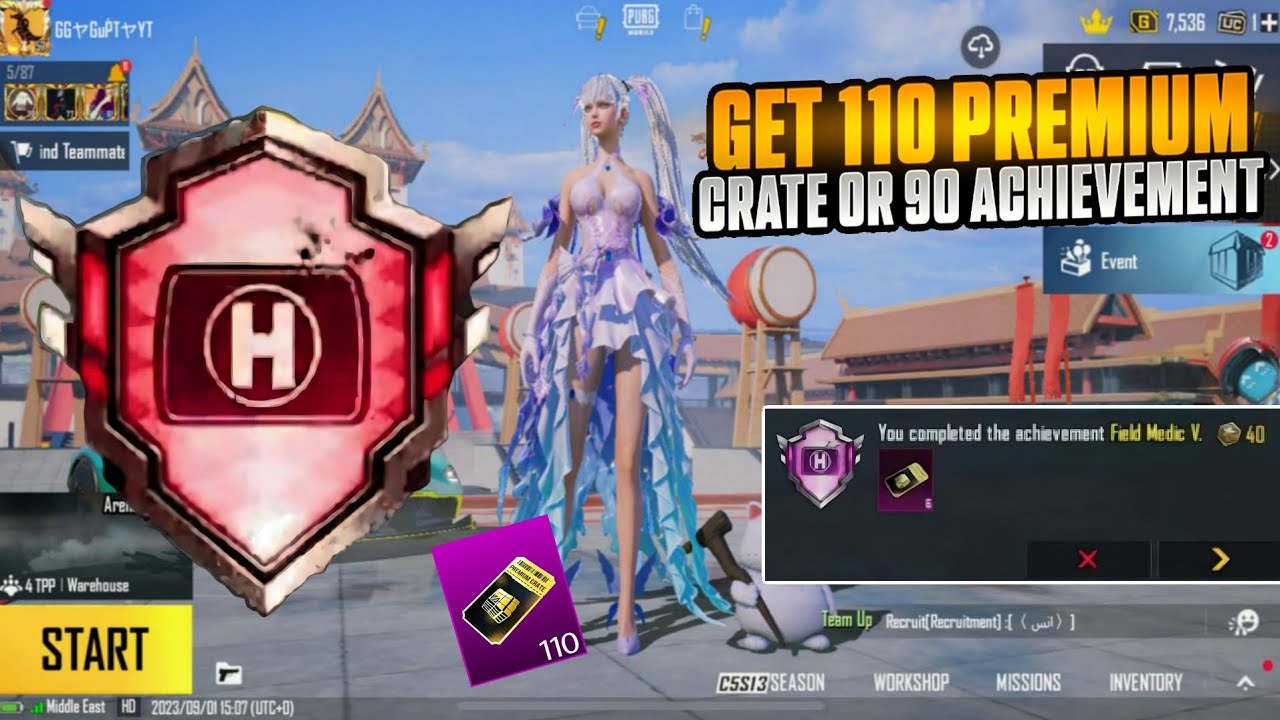 Next Premium Crate Rewards - Field Medic Achievement Trick - Get Free ...
