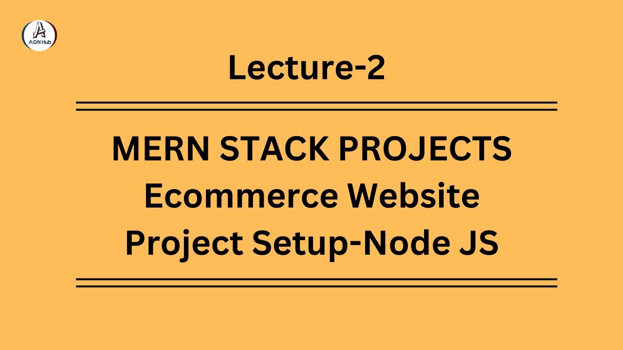 MERN Stack Ecommerce Website - Setting Up React JS Frontend | Lecture 3 - YouTube