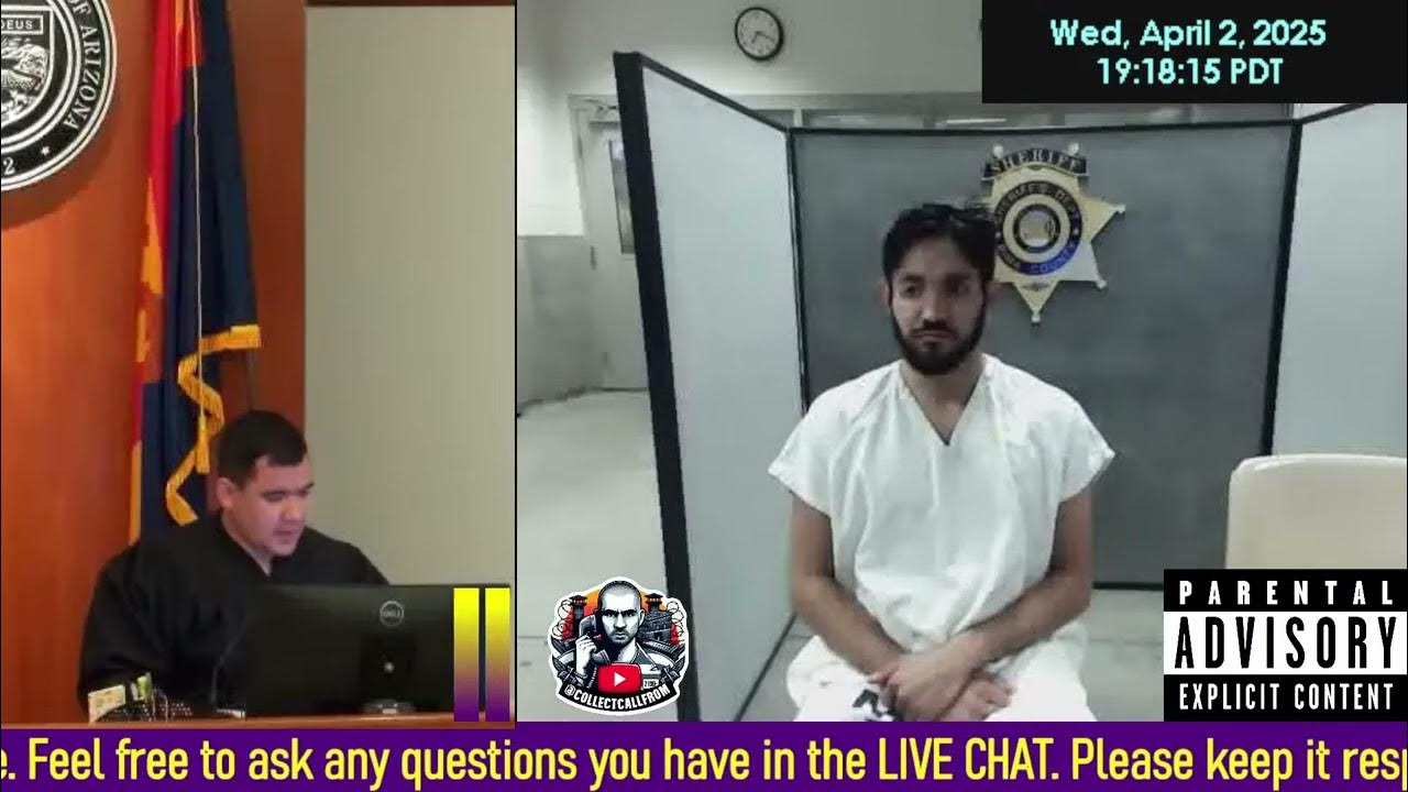 Initial appearance Pima County Superior Court ARIZONA 04/02/2025 7pm PST - YouTube