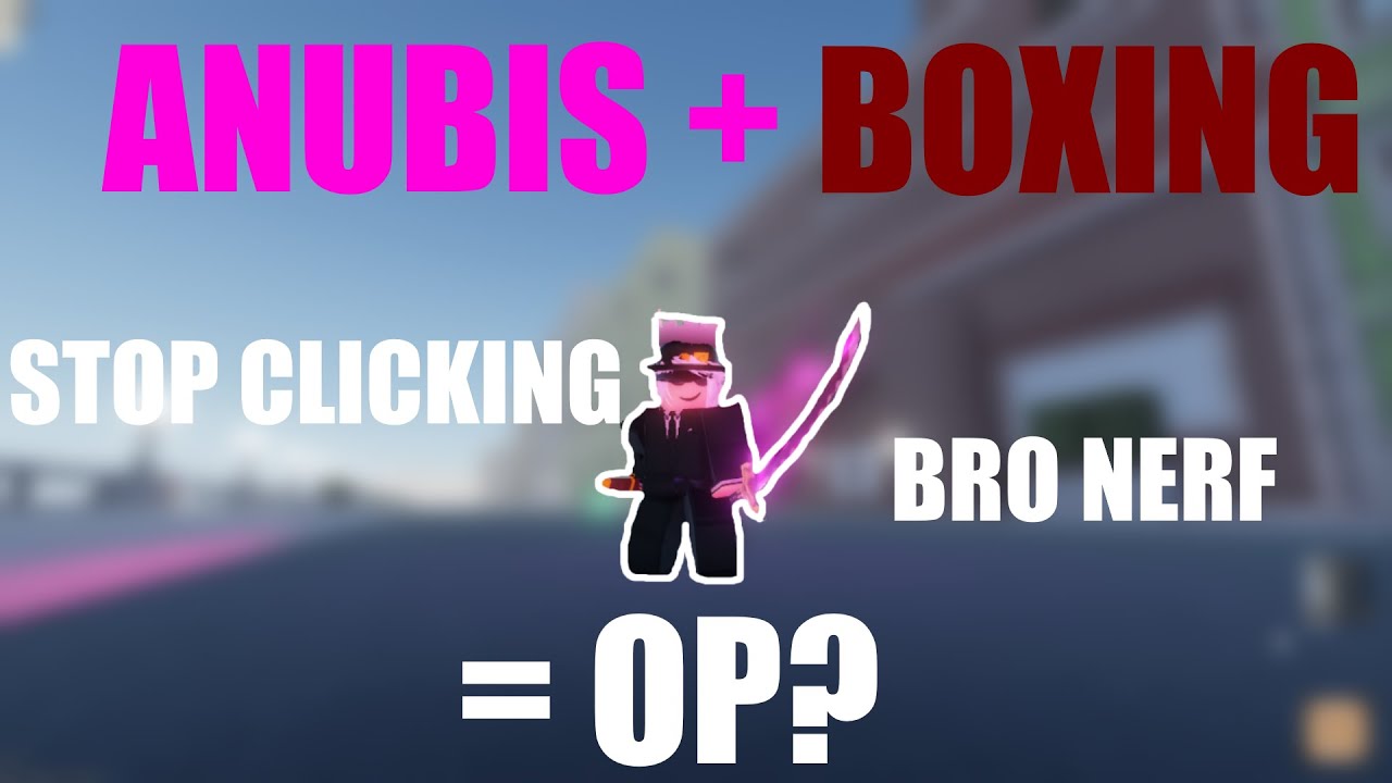 [YBA] Anubis is a funni sword - YouTube