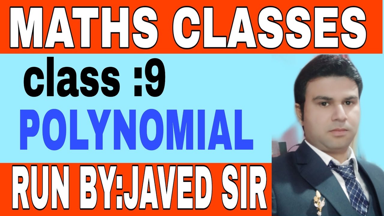 Class 9 Polynomial Youtube
