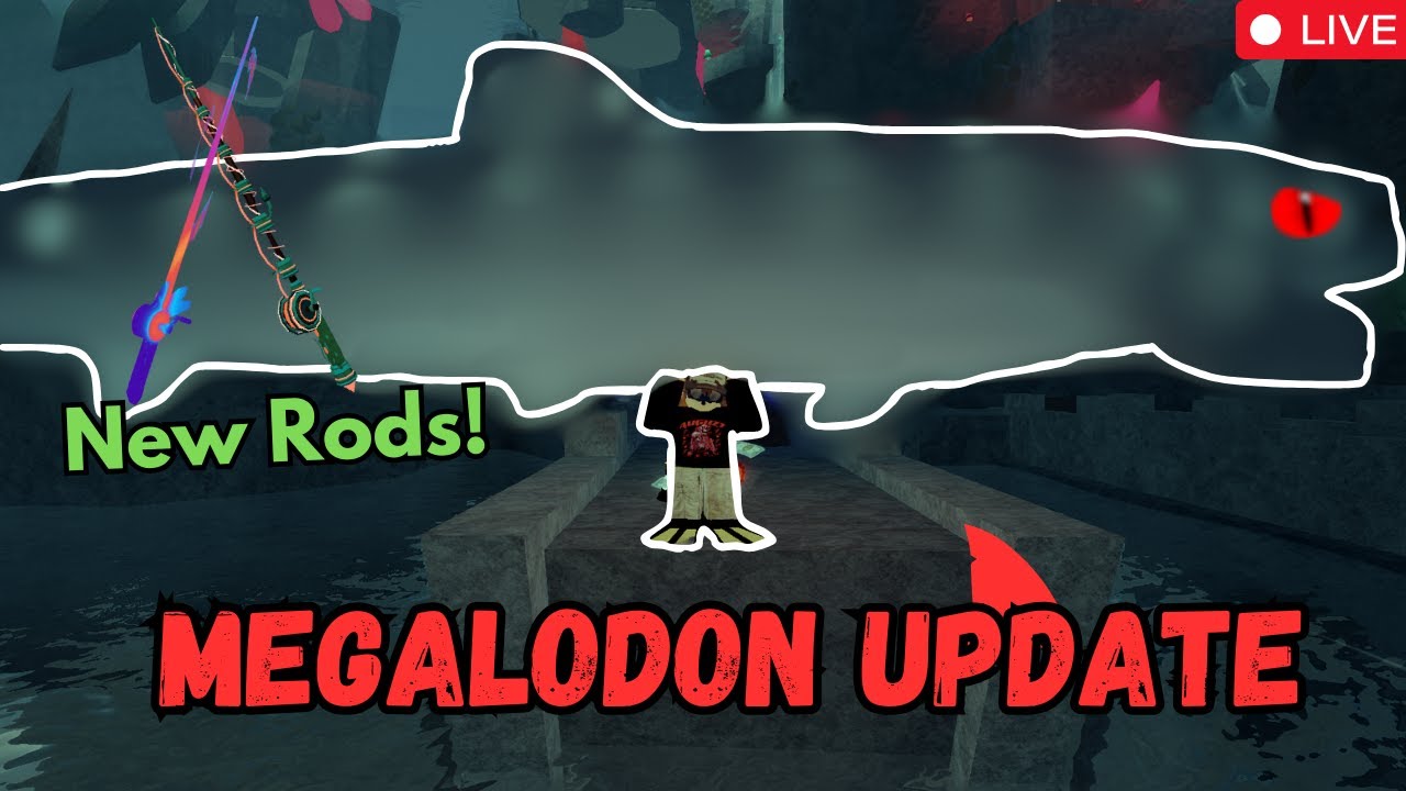 Fisch New Megalodon UPDATE + Giving away fish! ( LIVE 🔴) - YouTube