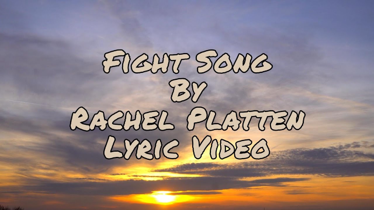 Fight Song — Rachel Platten | Lyric Video - YouTube