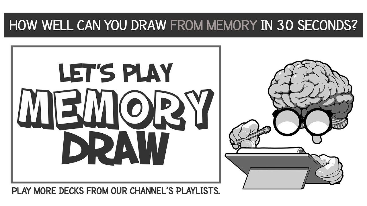 FUN Memory Draw Game–Draw Different Characters From Memory in 30 Seconds! | FIGURE PUZZLES - YouTube