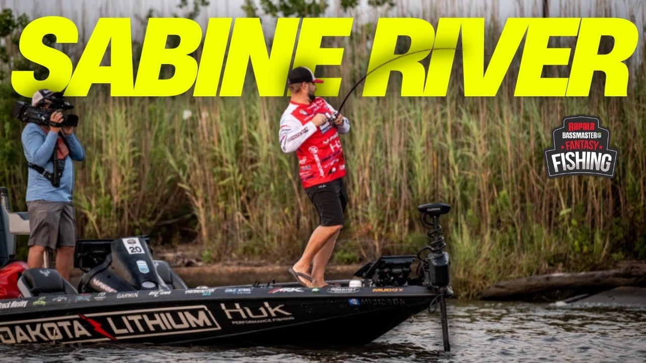SABINE RIVER Bassmaster Fantasy Fishing Show - YouTube