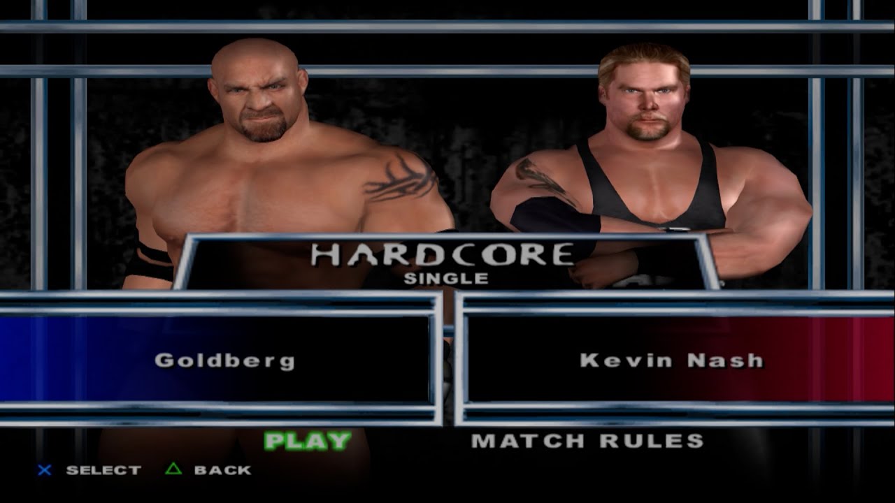 WWE SmackDown! Here Comes the Pain - Goldberg VS Kevin Nash (HARDCORE ...
