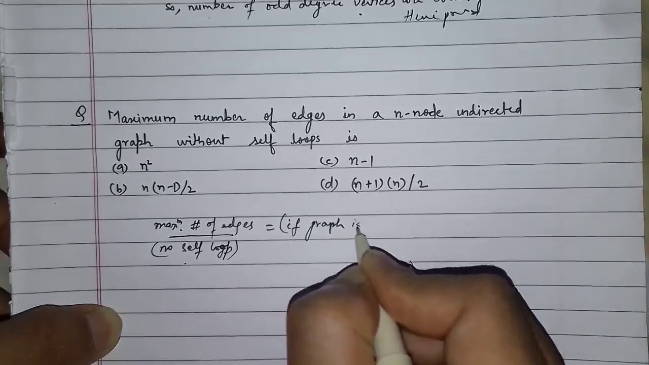 GATE CSE 2002 solution | Graph Theory - YouTube