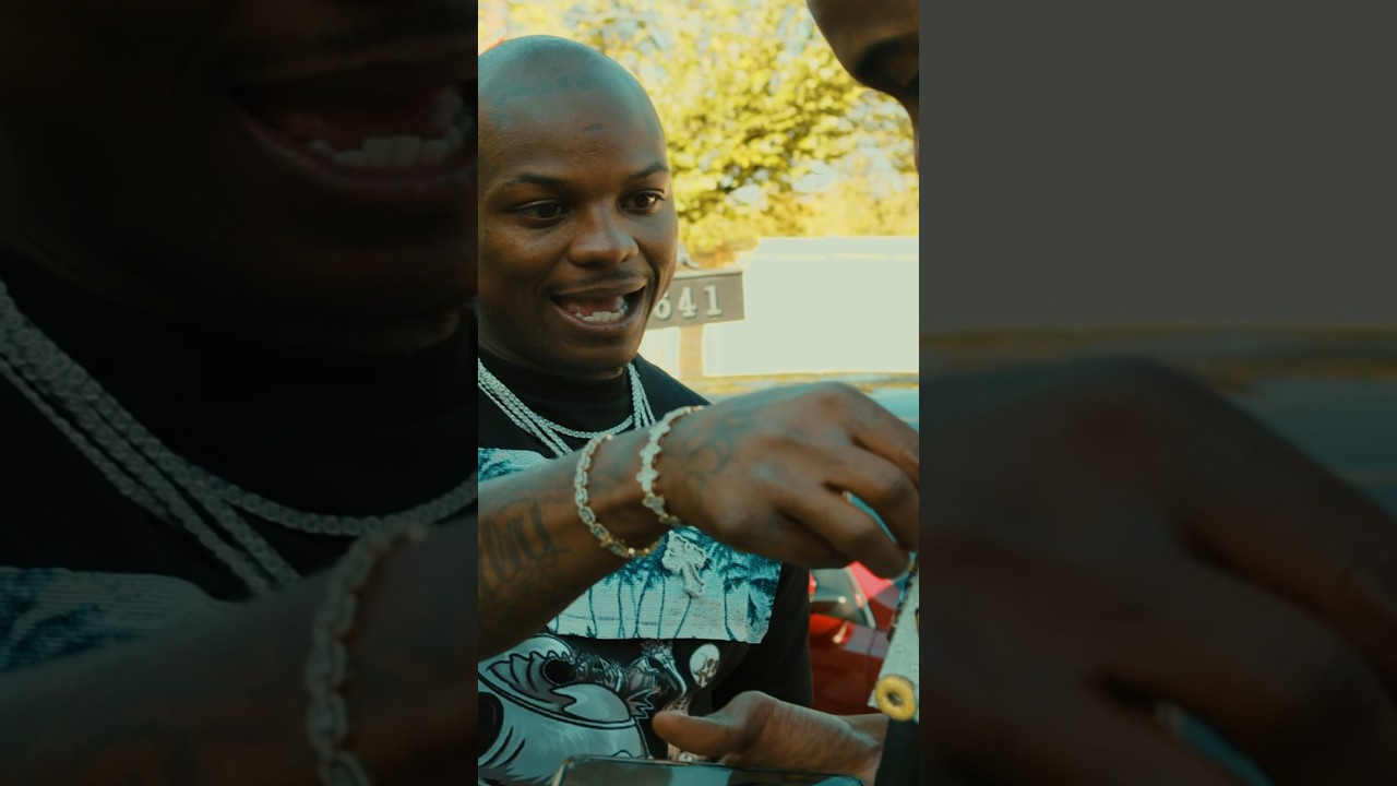 YSL Woody checking out FYB Jmane new whoops chain and say he can take ...