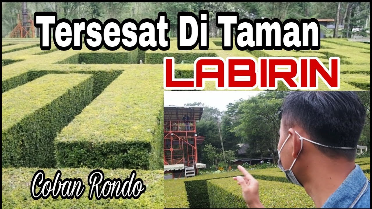 Menjajal Taman Labirin Coban Rondo Batu Malang Bikin Tersesat - YouTube