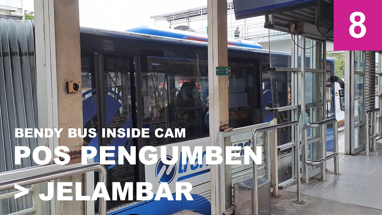 CNG Engine Roar ASMR! | Transjakarta Corridor 8 Ride from Pos Pengumben ...