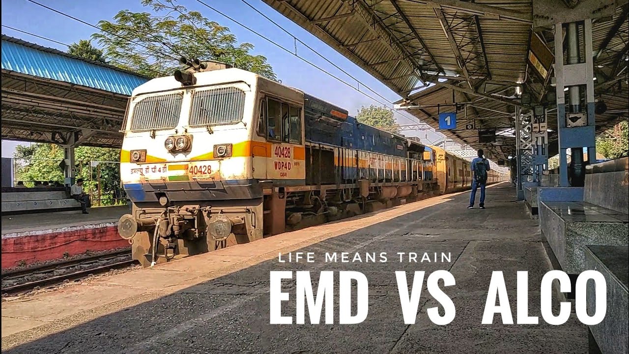 BATTLE BETWEEN EMD AND ALCO || EMD VS ALCO || INDIAN RAILWAYS - YouTube
