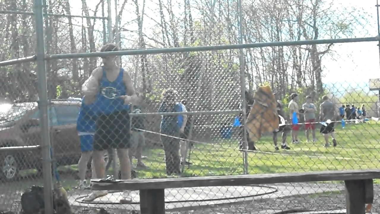 Matthew Zajac freshman discus - YouTube