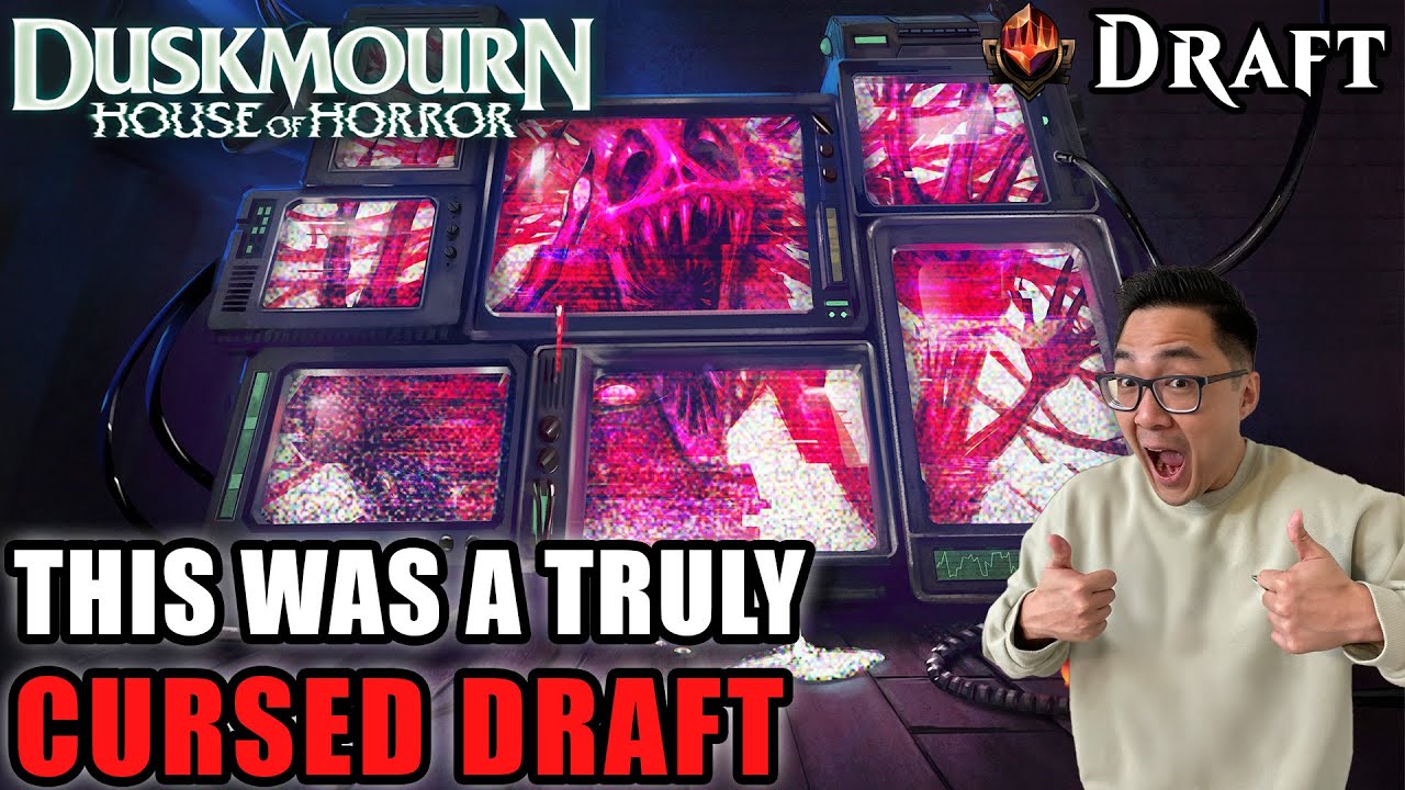 This Was A Truly Cursed Draft | Duskmourn Draft | MTG Arena - YouTube