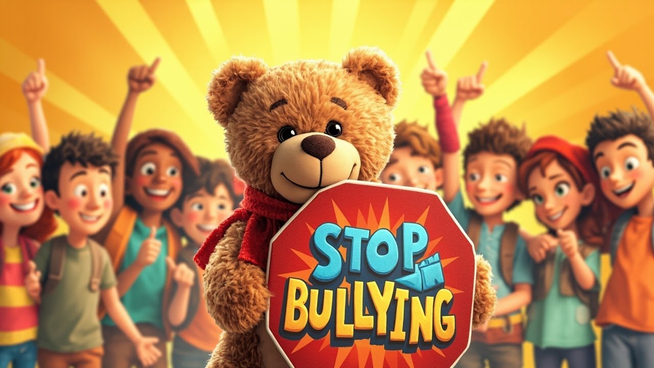 STOP BULLYING! BE KIND 💛 | Anti-Bullying Song for Kids | Learn Kindness ...