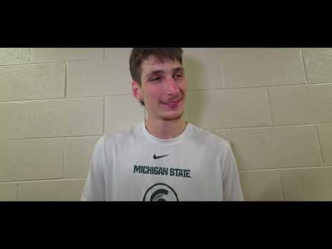 Catching up with Michigan State center Anton Bonke at Moneyball Pro-Am