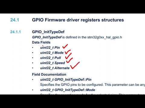 STM32G0 GPIO HAL Manuel Yapılandırma - YouTube