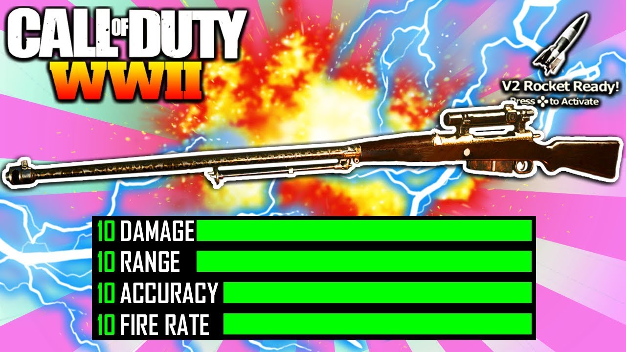 NEW WZ 35 Sniper Rifle V2 Rocket in Call of Duty WW2 2019 (Call of Duty ...