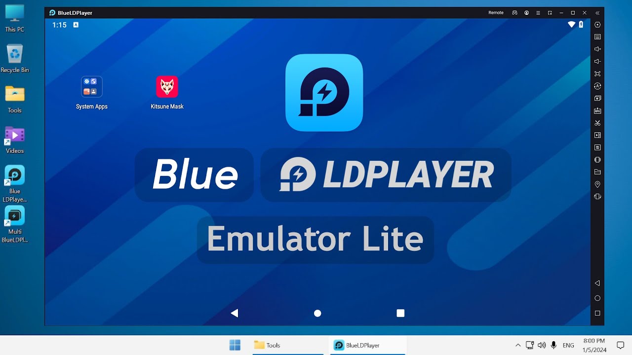 LDPlayer Blue اسرع محاكي اندرويد - YouTube