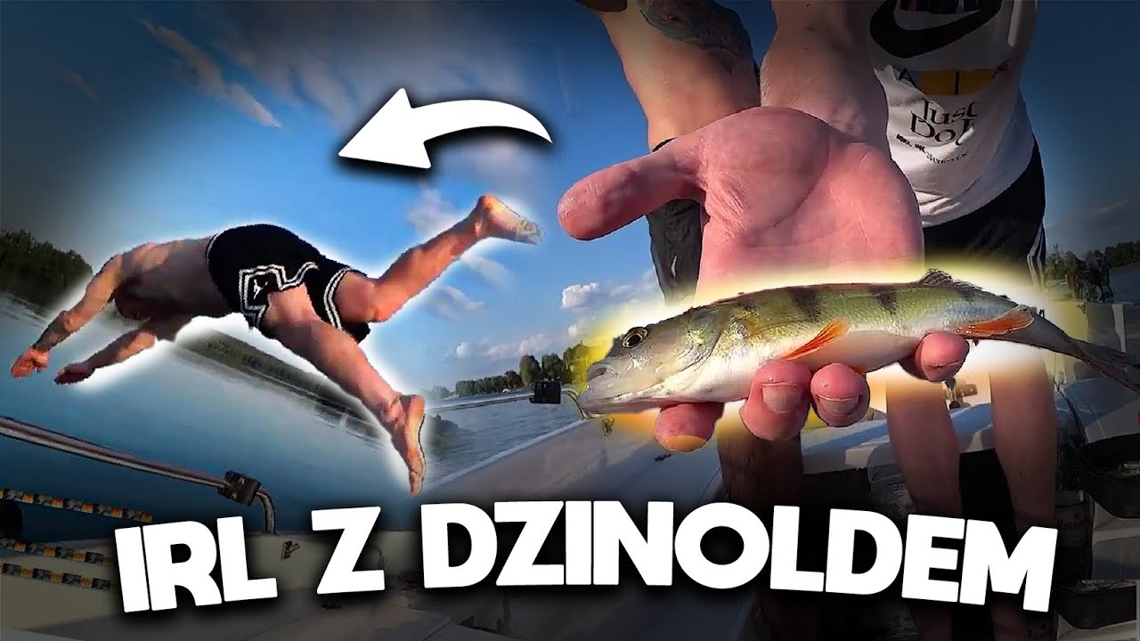 TUSZOL I DZINOLD ŁOWIĄ POTĘŻNE OKONIE *IRL* - YouTube