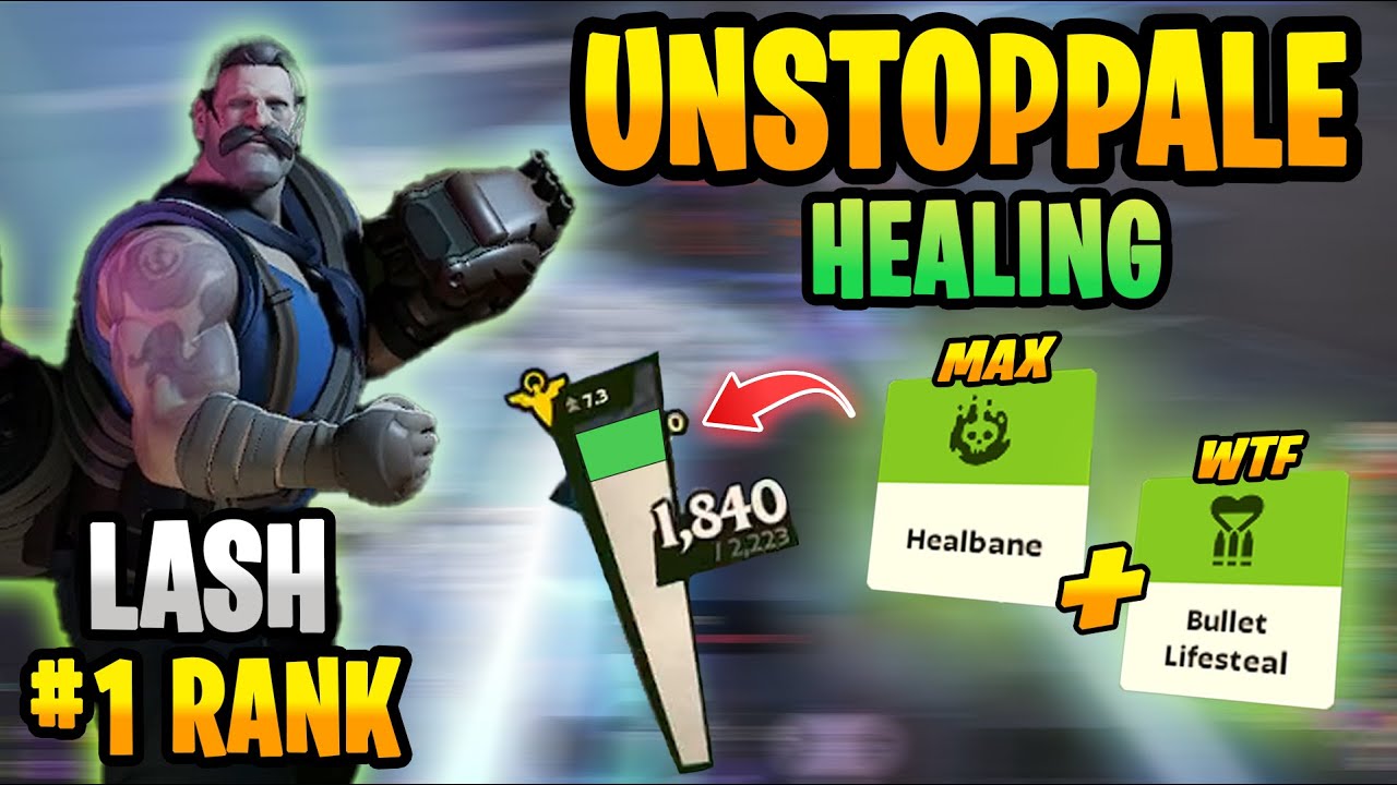 NEW UNSTOPPABLE LASH HEALING BUILD IS 100% BROKEN | DEADLOCK LASH BUILD ...