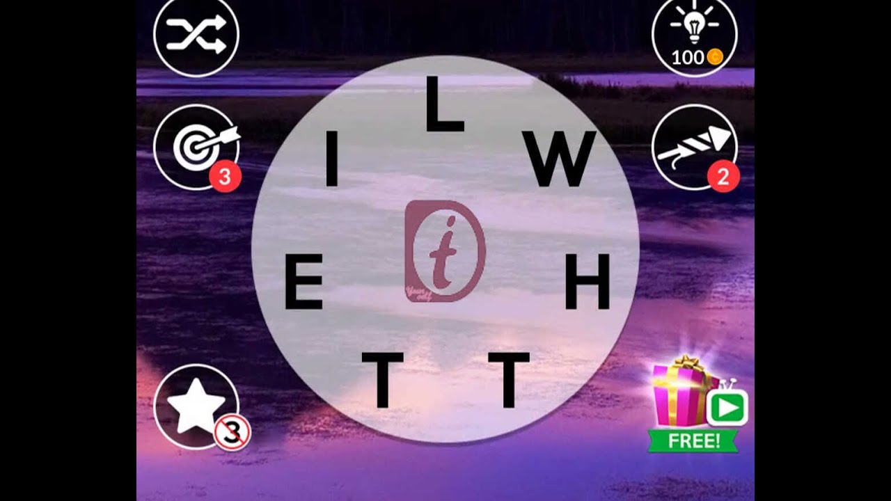 1036 Wordscapes Lake Grace Level 1036 - YouTube