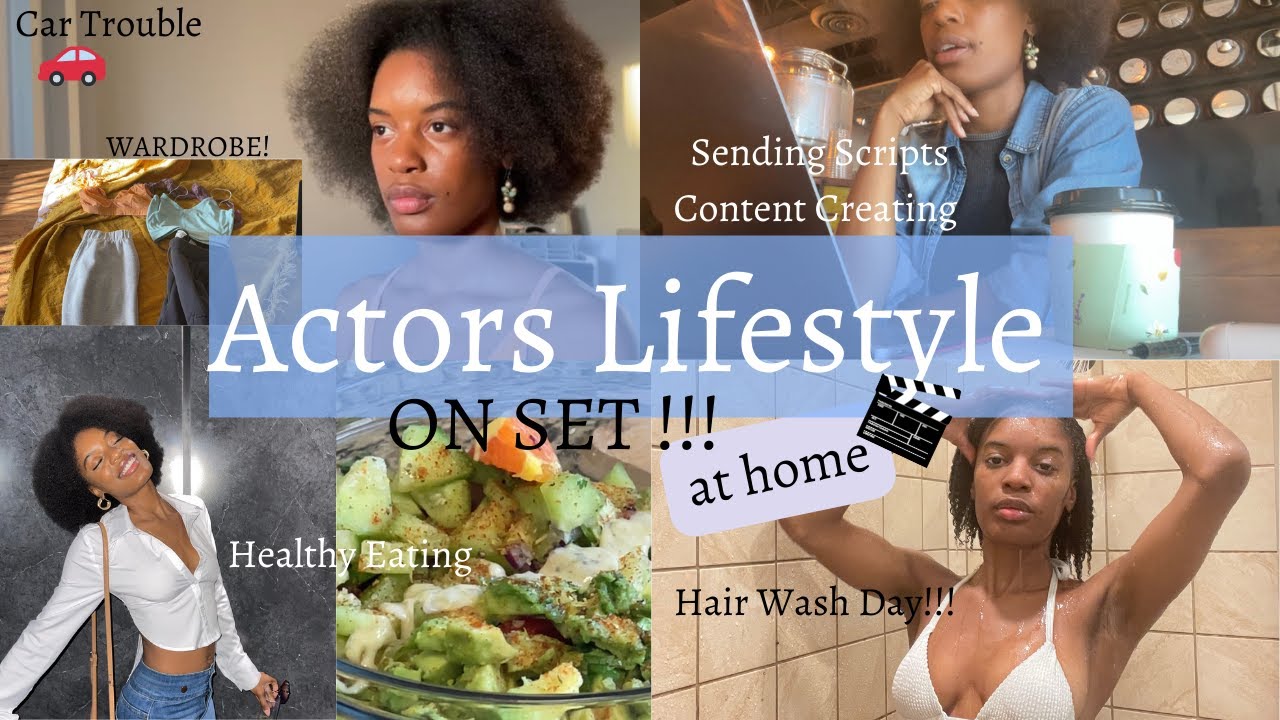 A Realistic Day in My Life as an Actor Vlog - On Set!(at home)Creative ...