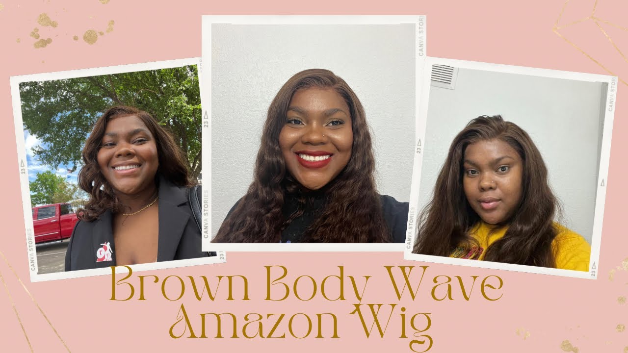 Step-by-Step Guide: Installing a Gorgeous Brown Body Wave Wig | Amazon ...