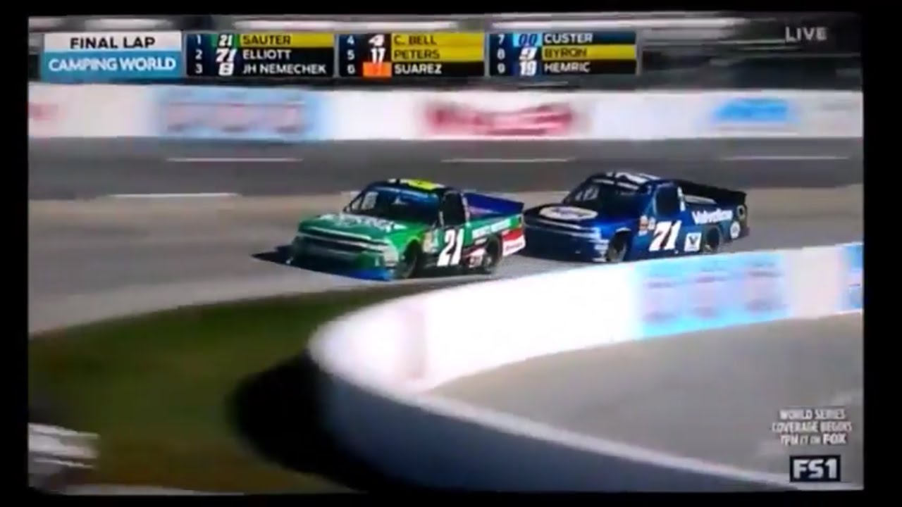 2016 Truck Series @ Martinsville Chase race highlights- Johnny Sauter ...
