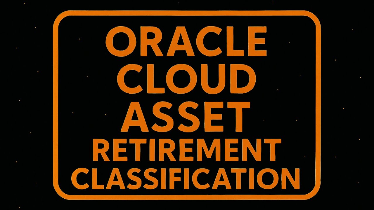 6 : Oracle Asset Retirement Readiness using Logistic Regression - YouTube