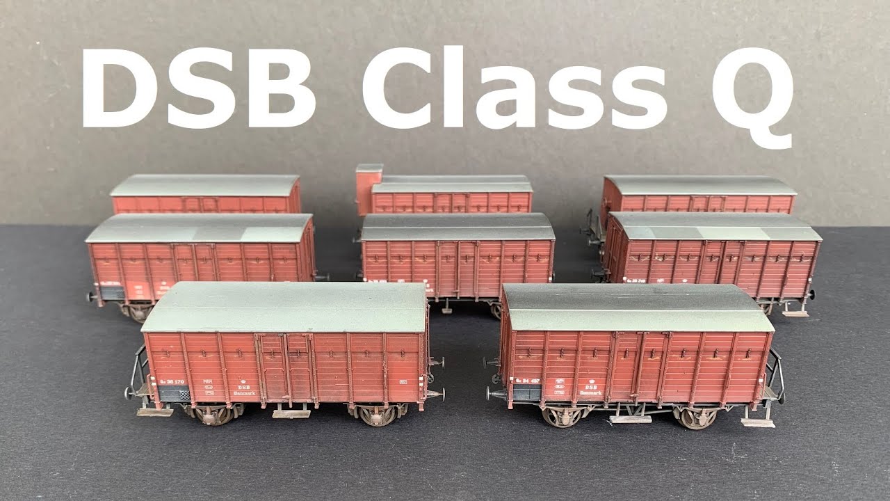 DSB Class Q from Hobby Trade - Unboxing and Weathering - YouTube