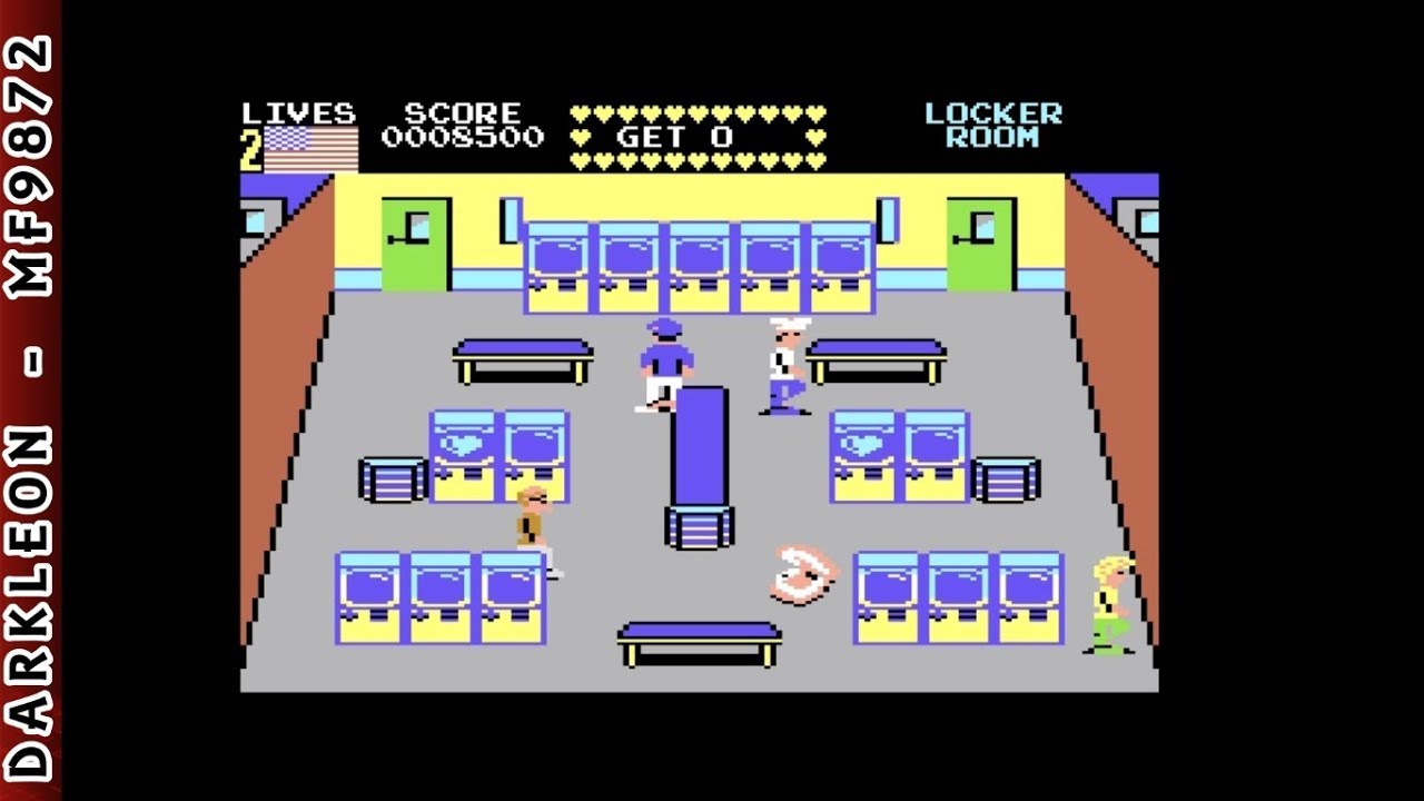 Commodore C64 - Mikie (1987) - YouTube
