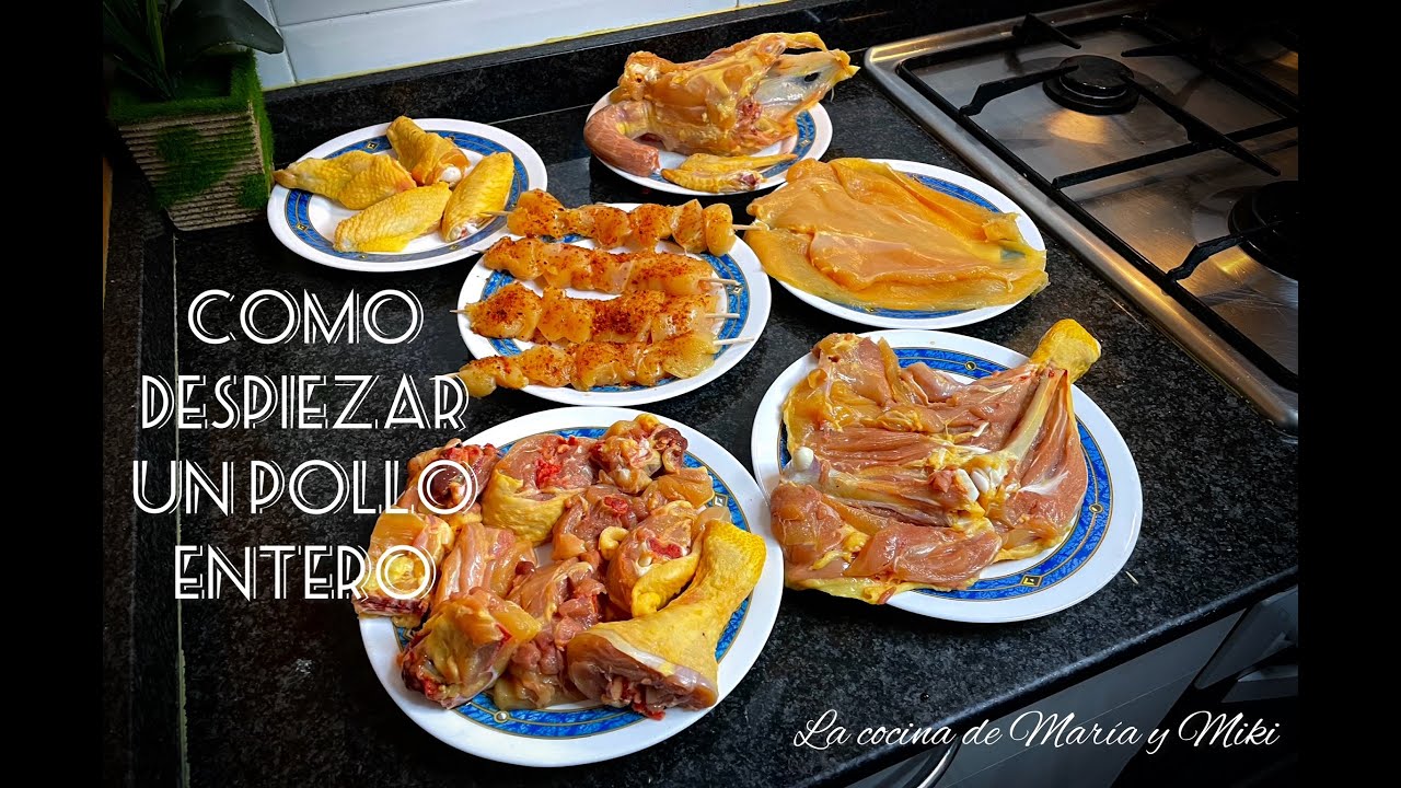 🔴 Como despiezar/cortar un pollo entero 🔴 - YouTube