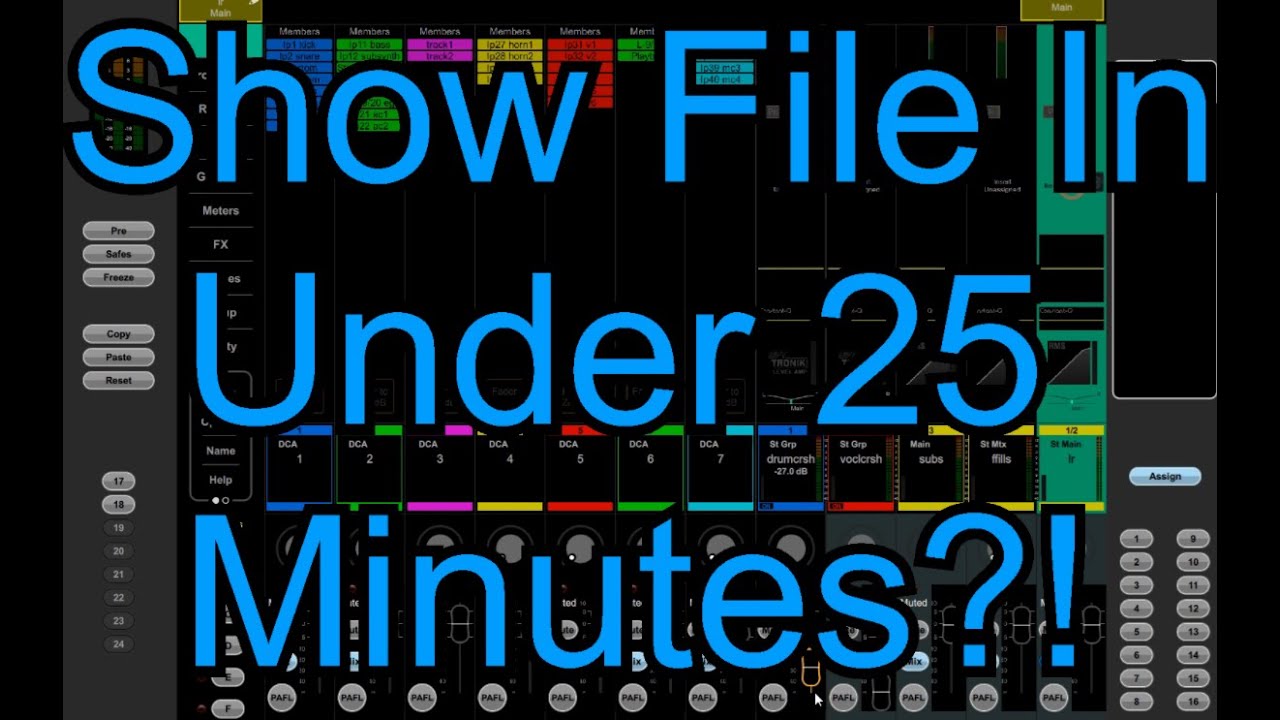 Walkthrough: Avantis Show File Build - YouTube