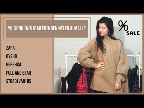 ZARA İNDİRİMİNDEN ALINMASI GEREKEN ÜRÜNLER  💸 | OYSHO BERSHKA PULL AND BEAR STRADİVARİUS