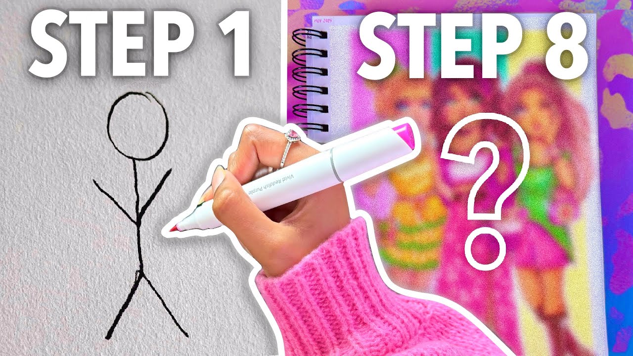 How I Draw Fruits as Humans ♡ step by step - YouTube
