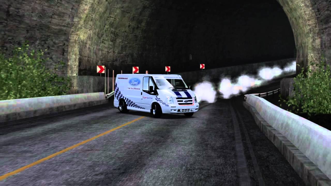 FM4: Ford Transit van drifting - YouTube