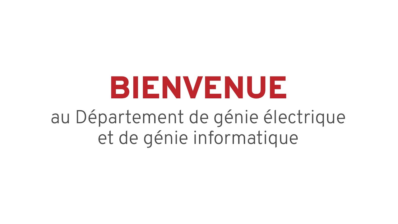 Génie électrique et génie informatique : Le matériel, l’interface et le ...
