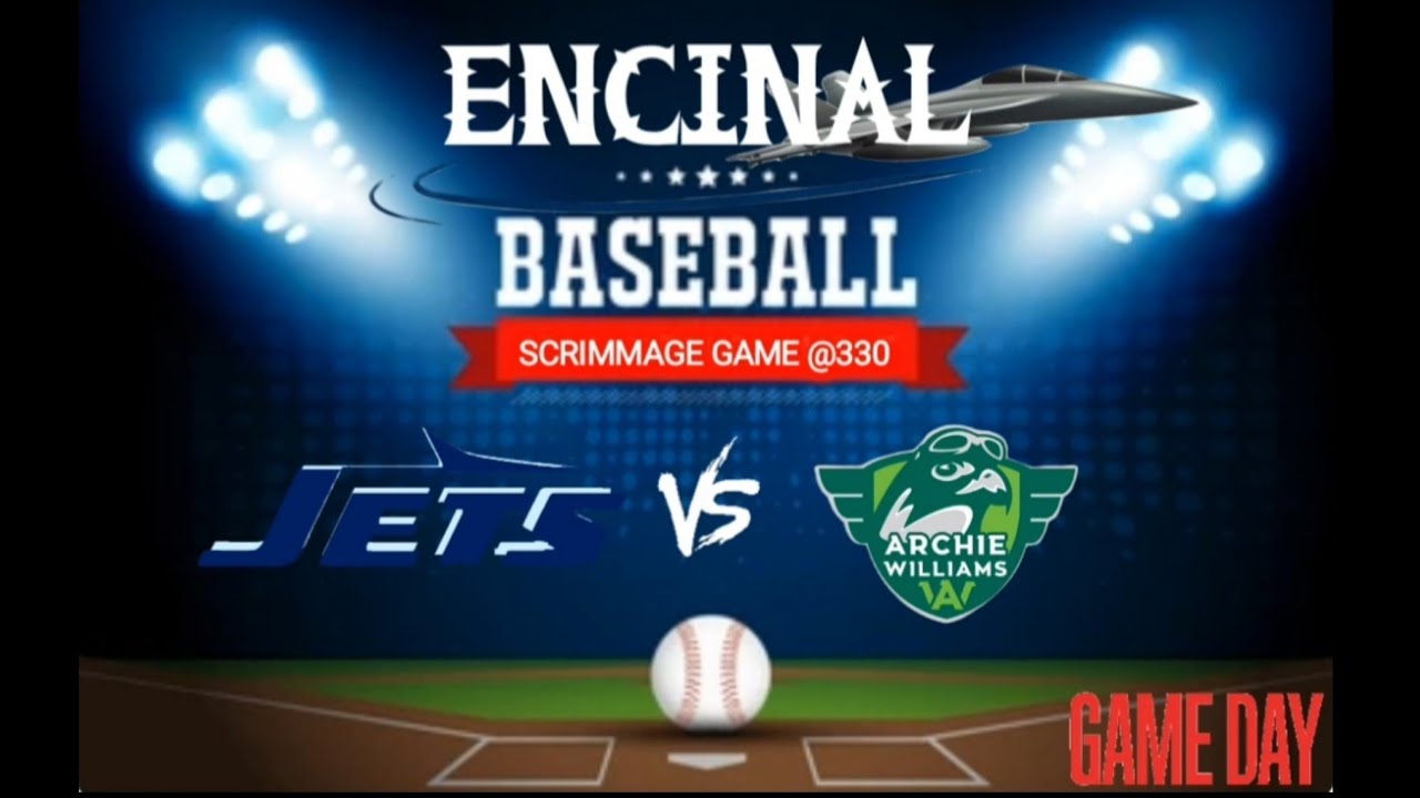Encinal Jets Baseball Scrimmage vs Archie Williams Baseball Team - YouTube