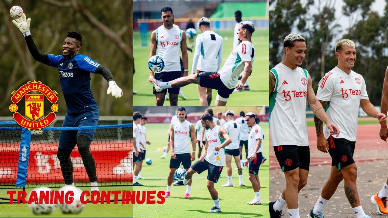 Man United Training today || Man United player continue training to ...