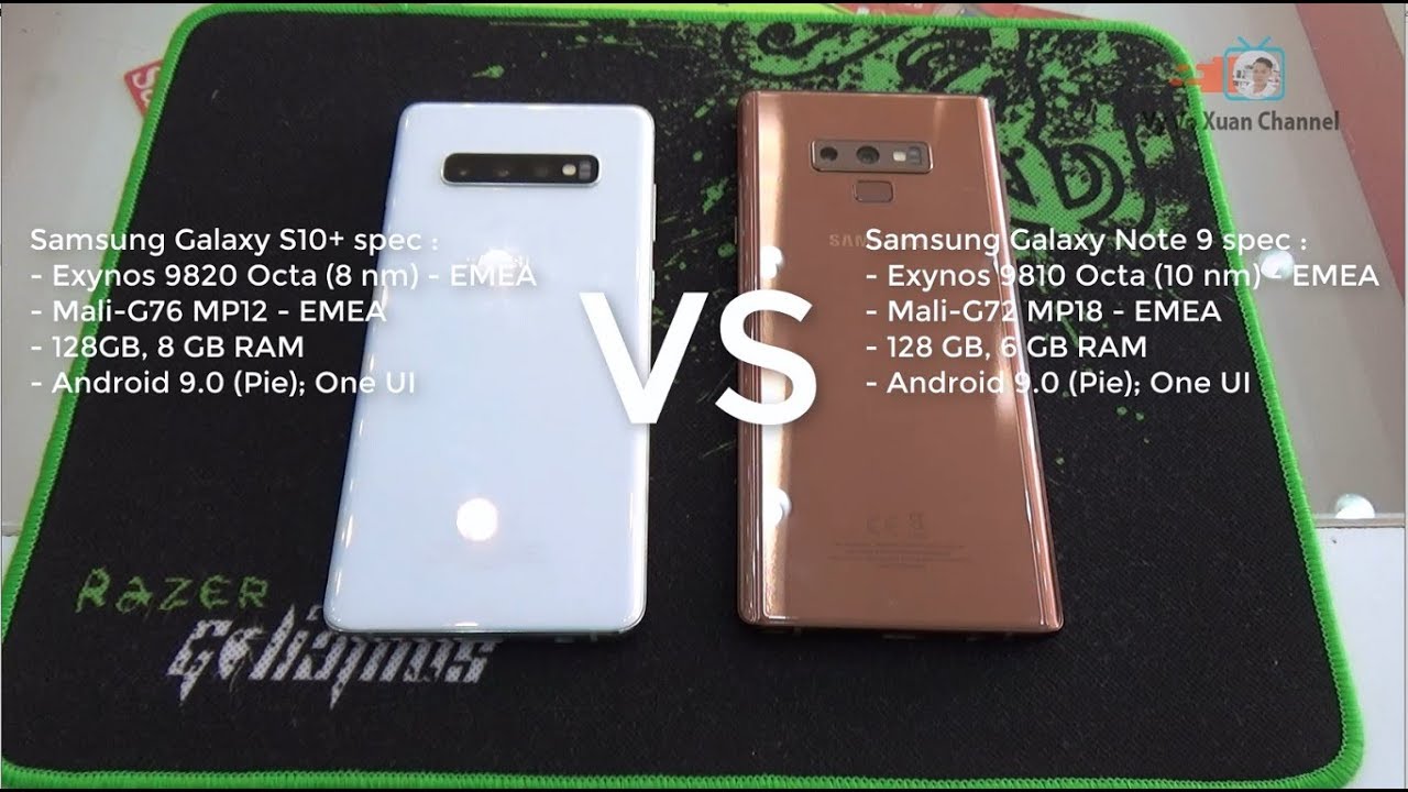 Samsung Galaxy S10+ vs Note 9: speed test - YouTube
