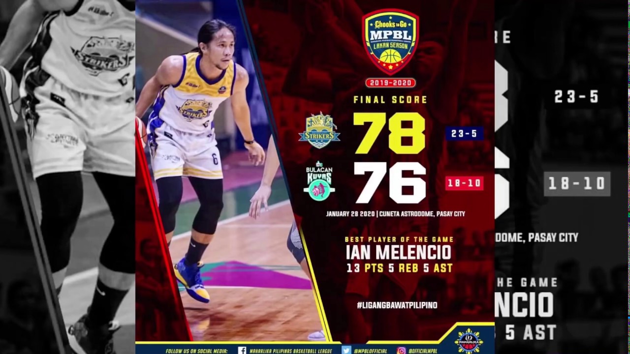 Best Player of the Game IAN MELENCIO : Bacoor vs Bulacan January 28 ...