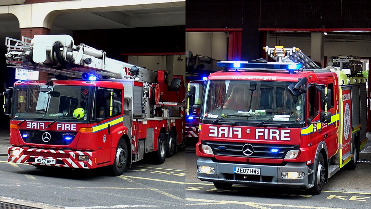 London Fire Brigade Turnout | Soho A241 & A245 Aerial Ladder Platform ...